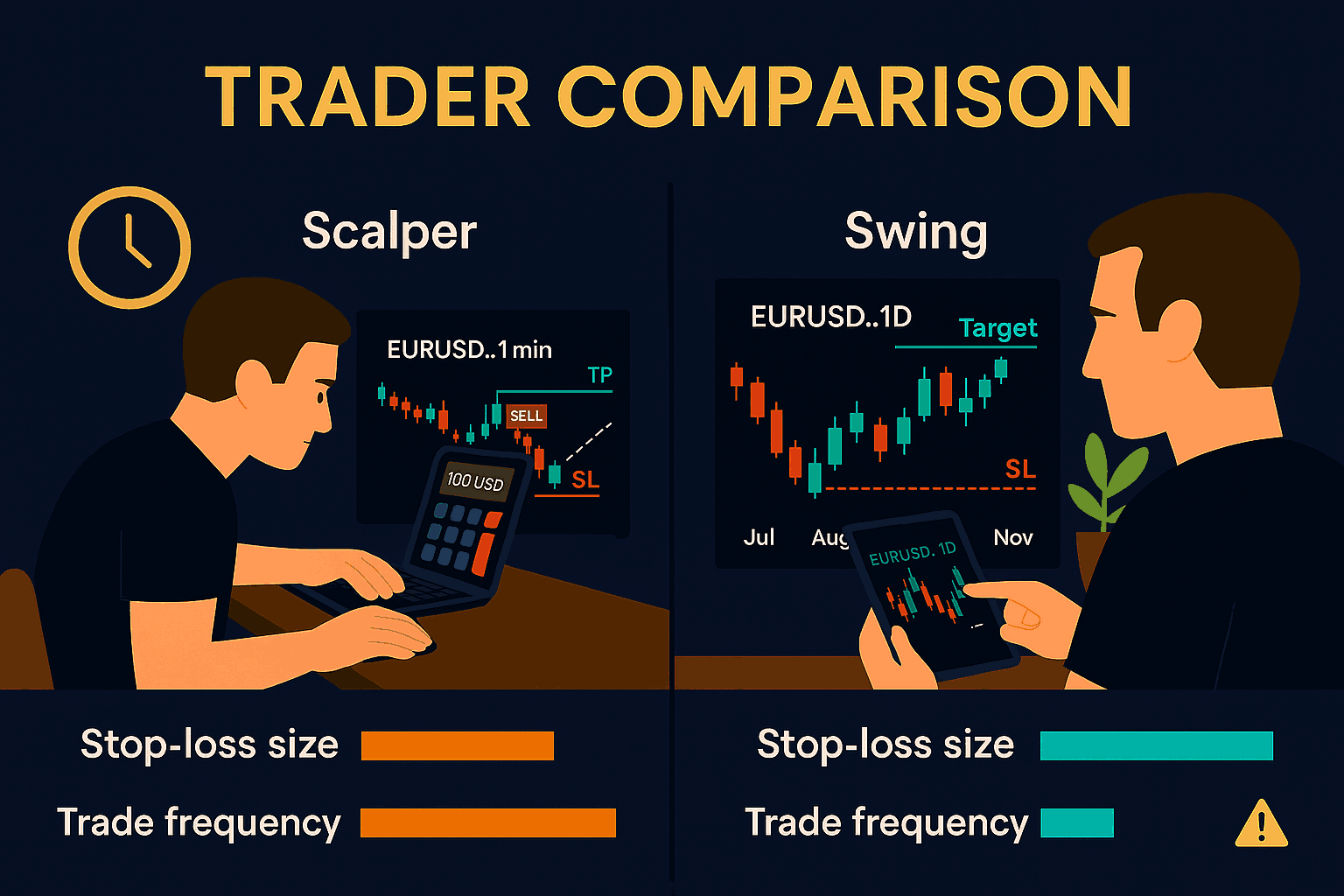 Risk Management Differences in Scalping vs Swing Signals | Key Trading ...